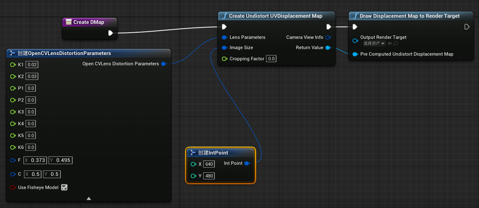UE镜头畸变模拟：OpenCV Lens Distortion | Qiao